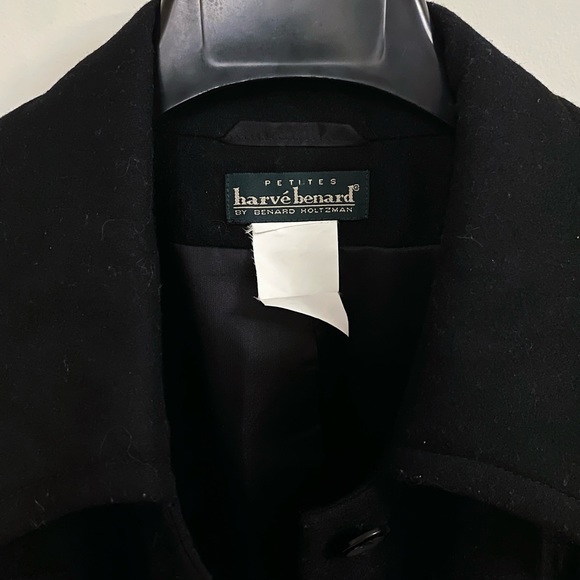 Harve Benard | Jackets & Coats | Harv Benard Holtzman Black Wool Full ...